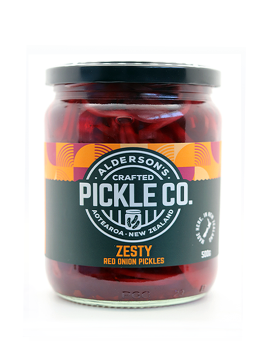 Zesty Red Pickle Onion – Alderson's Crafted Foods